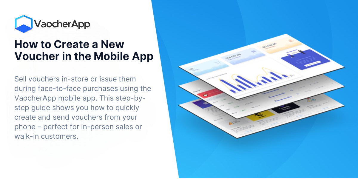 How to Create a New Voucher in the Mobile App | VaocherApp