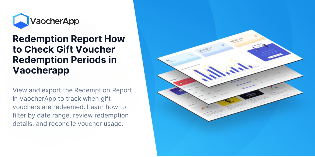 Redemption Report How to Check Gift Voucher Redemption Periods in ...