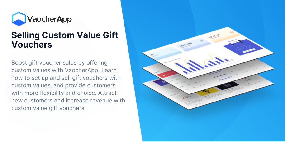 Selling Custom Value Gift Vouchers | VaocherApp